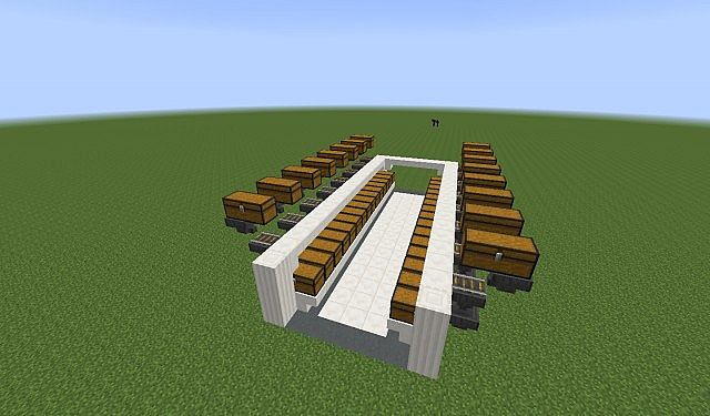 Redstone Advanced Sorting w/ Expandable Storage Minecraft Map