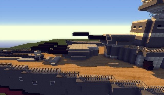 Nevada-Class Battleship (USS Nevada) (Exerior Complete) Minecraft Map