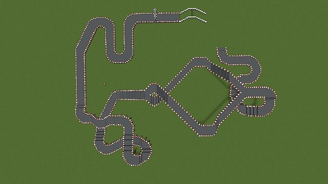 Race Track Minecraft Map