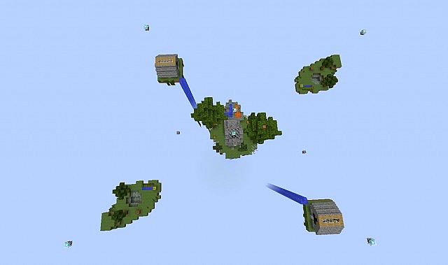 5 Player SkyWars Schematic Minecraft Map