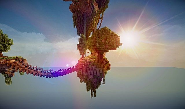 Aestas the skylands [11 floating islands 30 custom trees] Minecraft Map