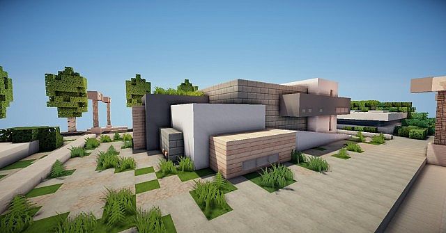 Bali I Modern House Minecraft Map