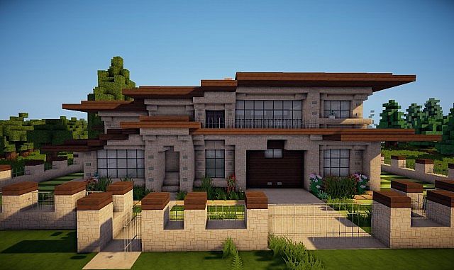 Italian styled house. Minecraft Map
