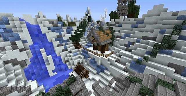 Winter Village Minecraft Map