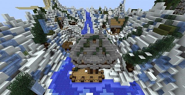 Winter Village Minecraft Map