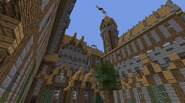 Huge Medieval Castle (Thales Hold) Minecraft Map