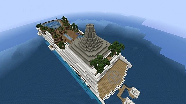 Tropical Island Luxury Yacht Minecraft Map