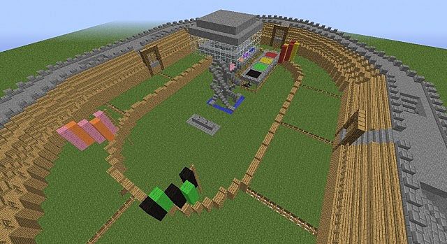 Horse Racing Minecraft Map