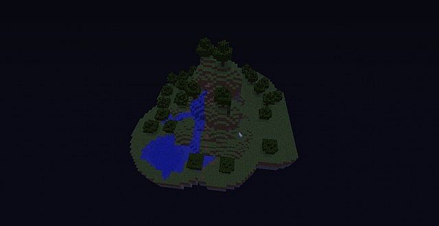 Mountain and lake Minecraft Map