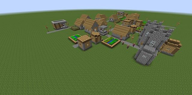 Village modification Minecraft Map