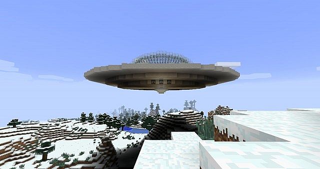 UFO II (Snow UFO) Minecraft Map