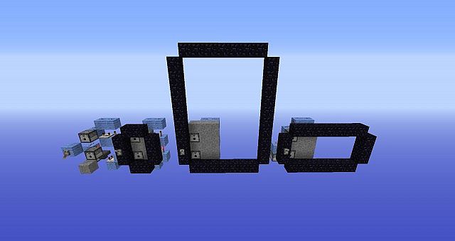 Toggleable Nether Portal - Works for any size! [4x6x2] Minecraft Project