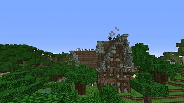Medieval cottage Minecraft Map