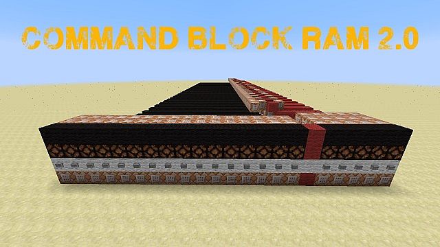 Very fast command block RAM (2.0) Minecraft Map