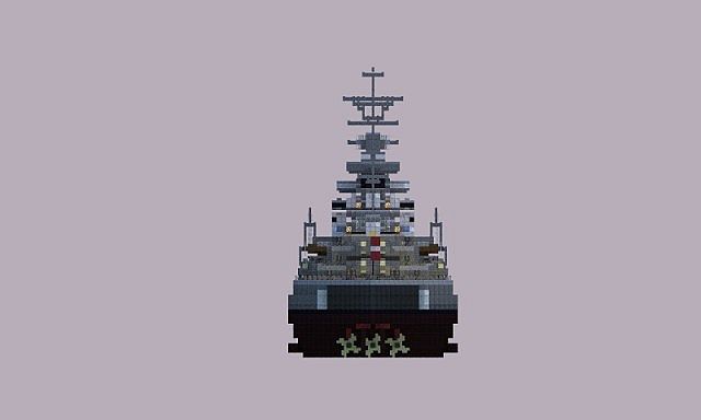Battle ship Bismarck Minecraft Map