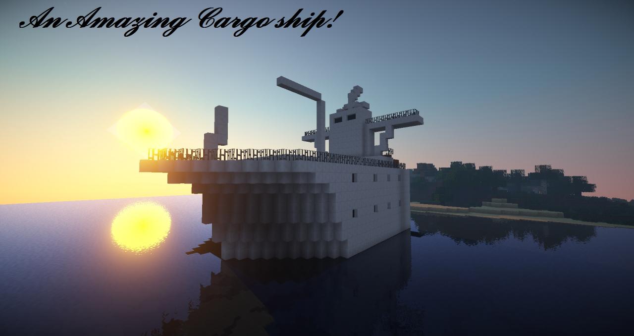 An Amazing cargo ship! Minecraft Map