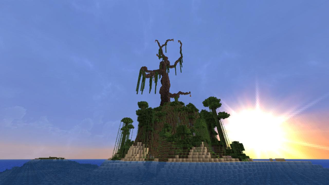 A Huge Willow Tree - Halloween 2013 Minecraft Map