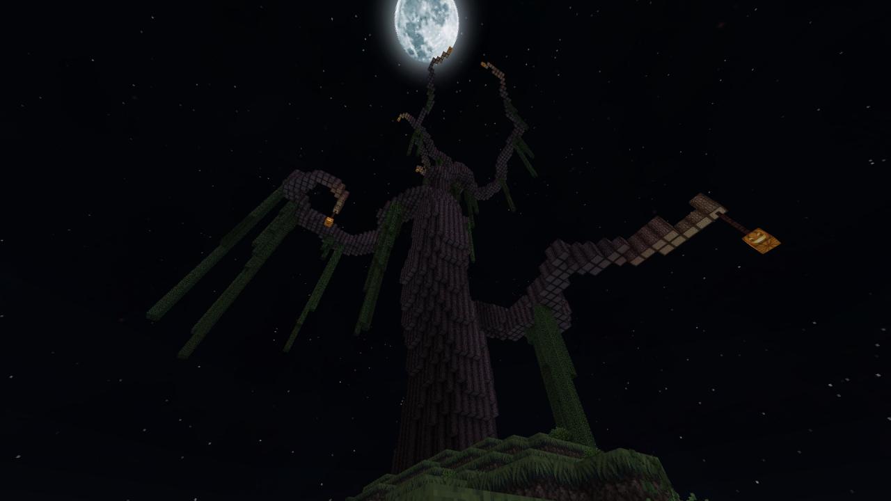 A Huge Willow Tree - Halloween 2013 Minecraft Map
