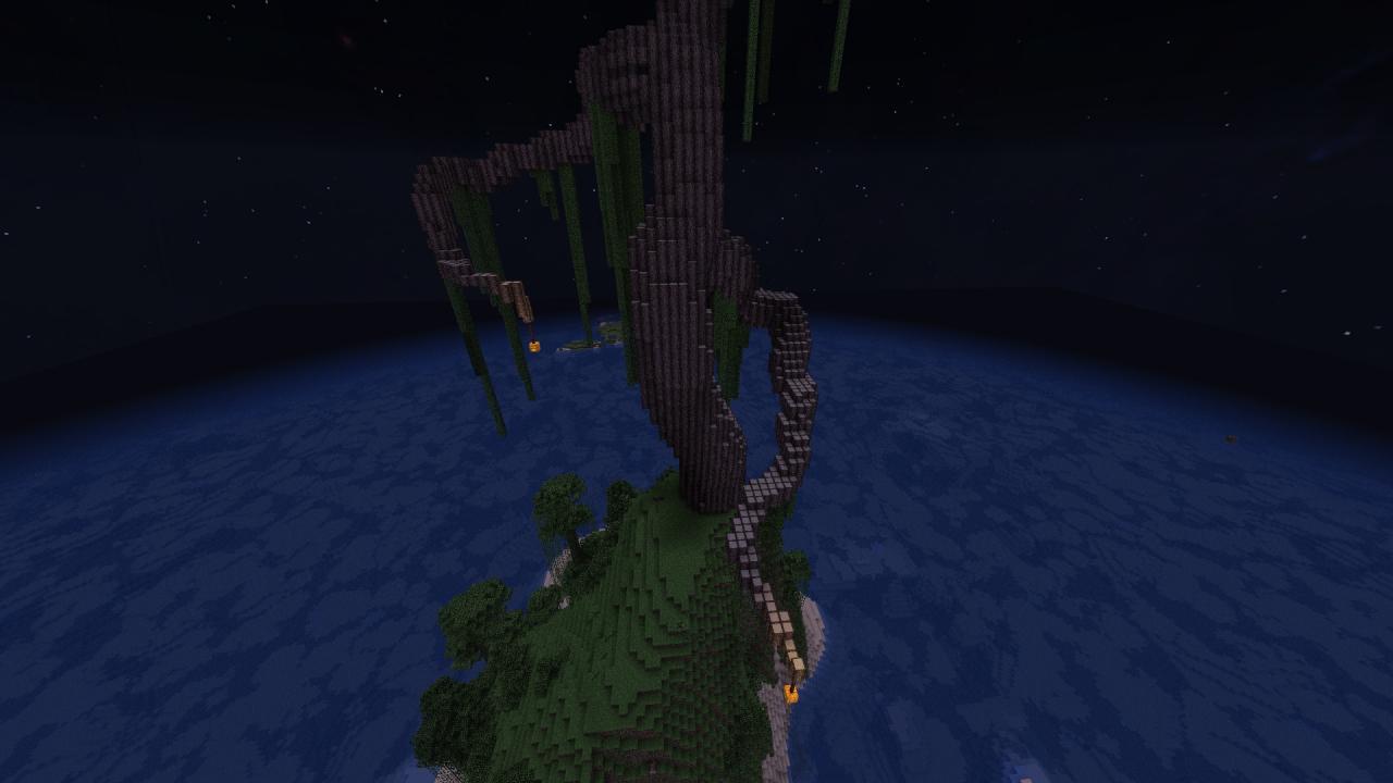A Huge Willow Tree - Halloween 2013 Minecraft Map