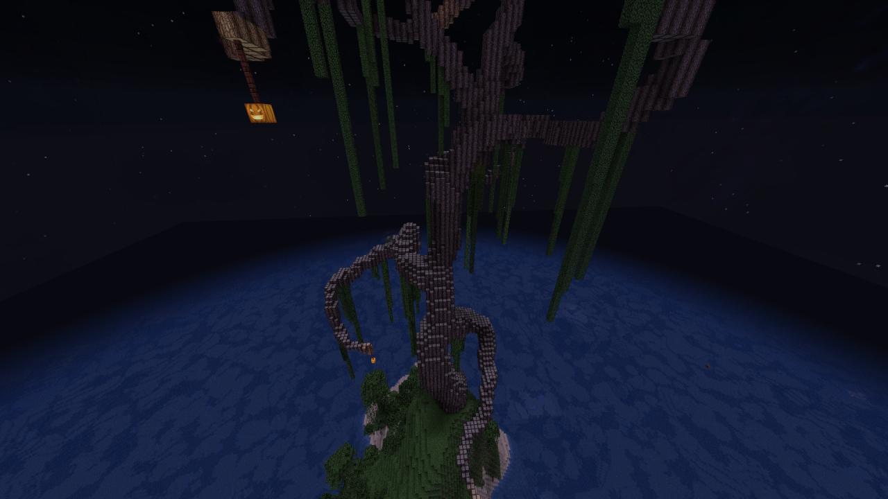 A Huge Willow Tree - Halloween 2013 Minecraft Map