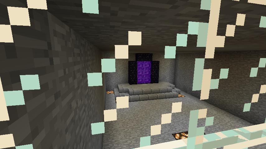 Automatic Nether Portal Minecraft Map