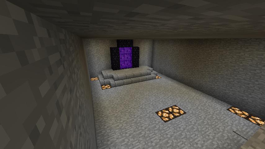 Automatic Nether Portal Minecraft Map
