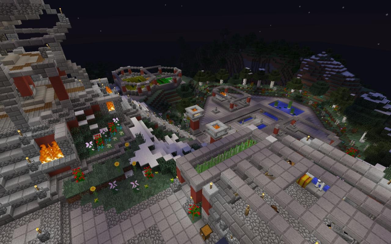 Fire Temple Minecraft Map