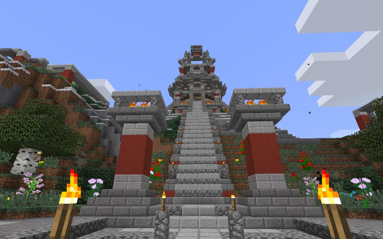Fire Temple Minecraft Map