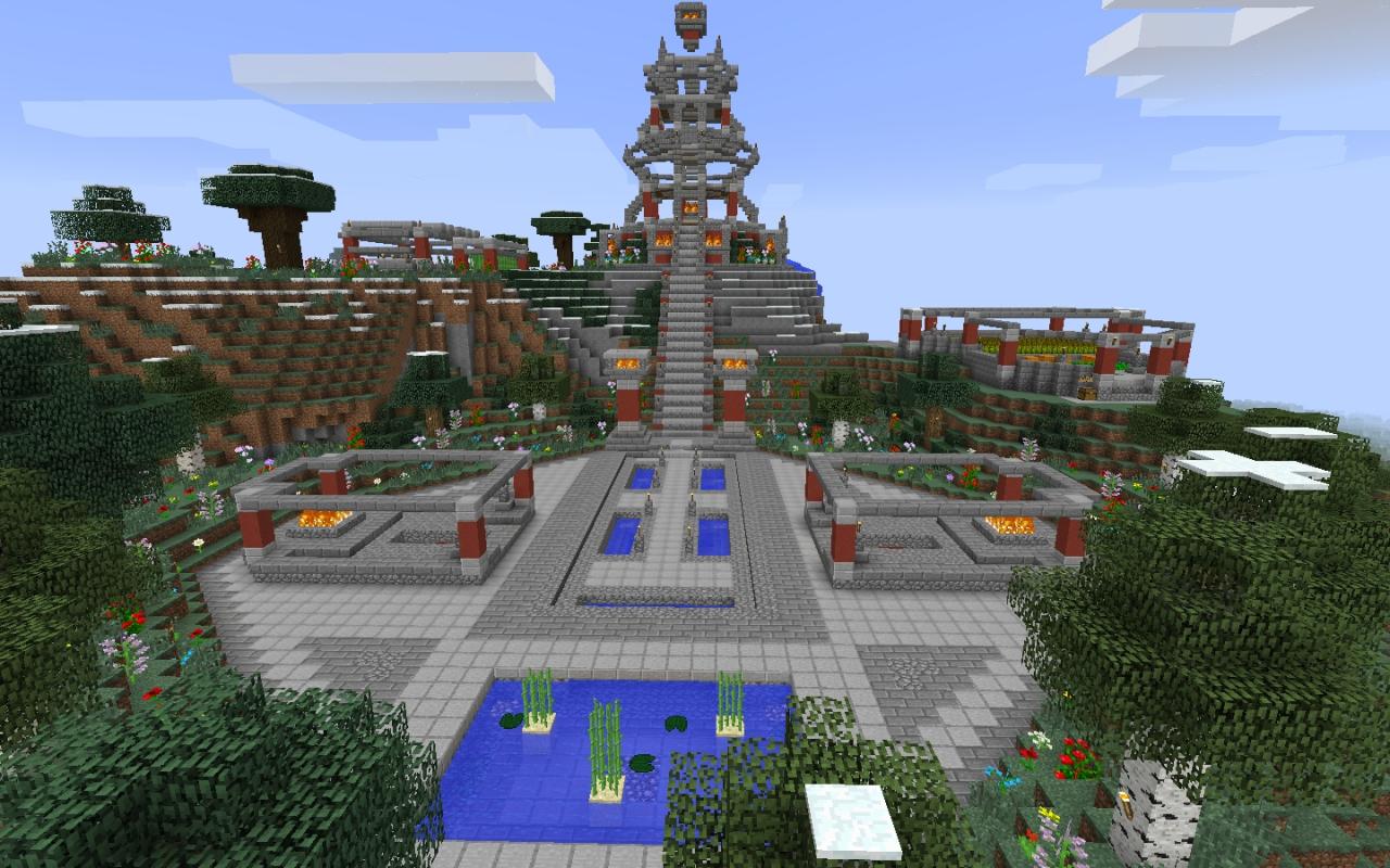 Fire Temple Minecraft Map