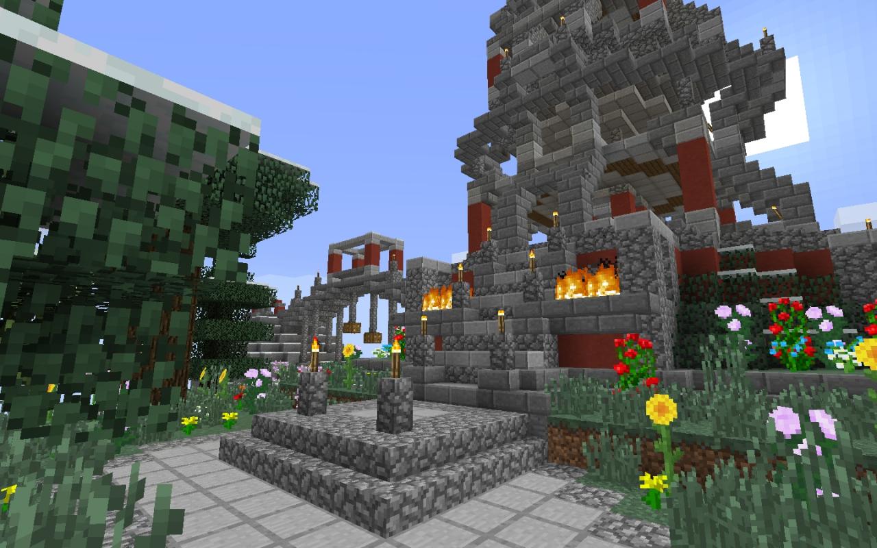 Fire Temple Minecraft Map