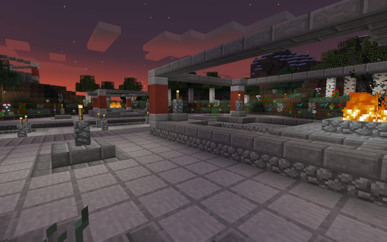 Fire Temple Minecraft Map