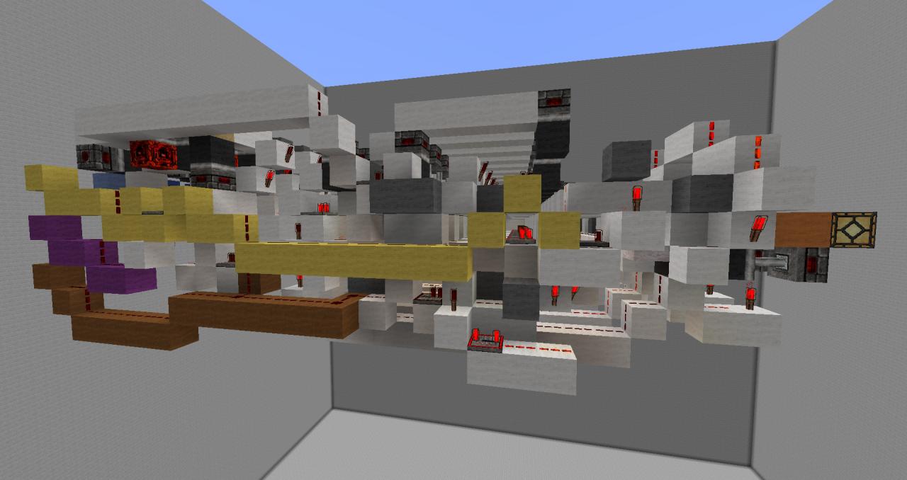 8 bit branching program counter Minecraft Map