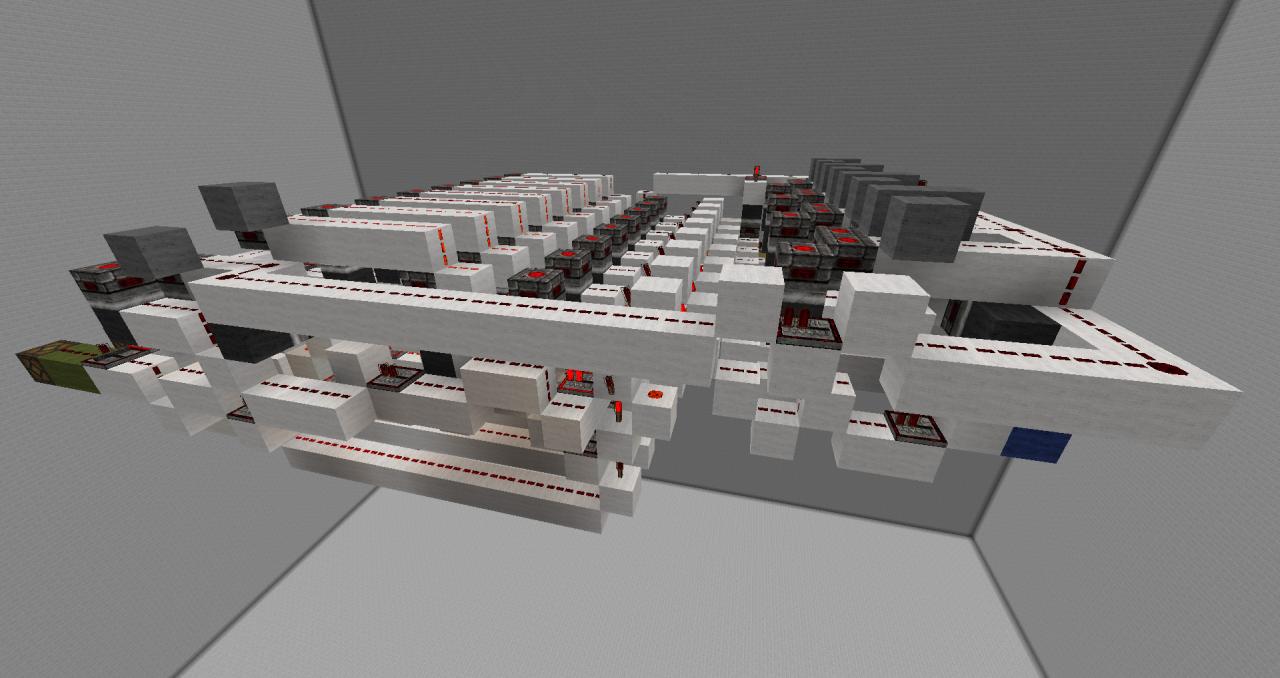 8 bit branching program counter Minecraft Map