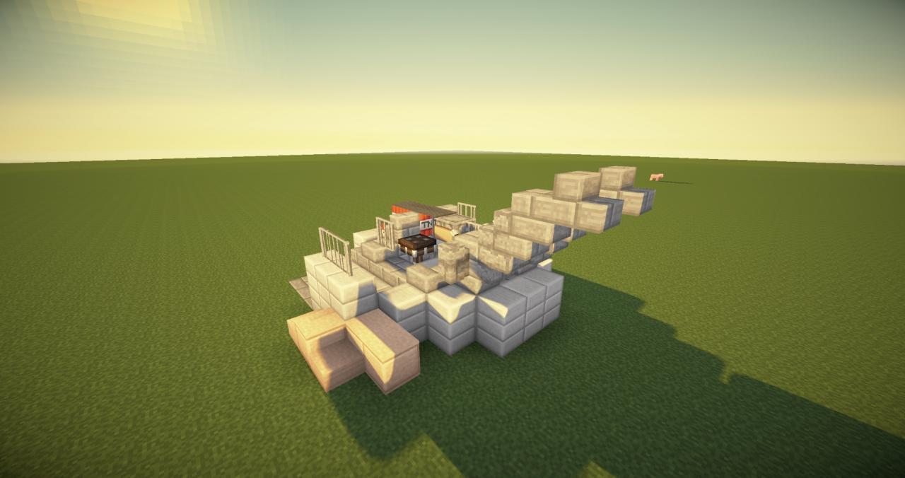 AA gun - First Project Minecraft Map