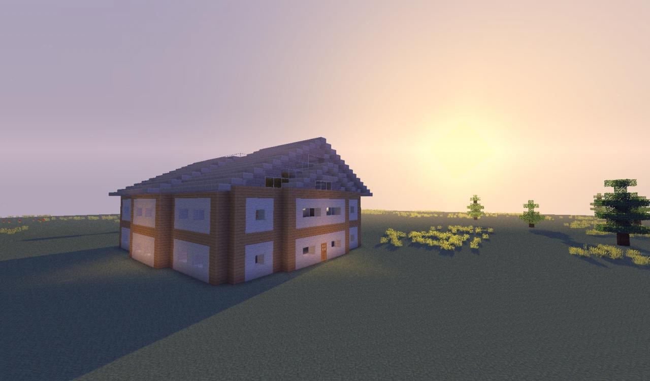 Modern 'Craftsman' Type Styled House Minecraft Map