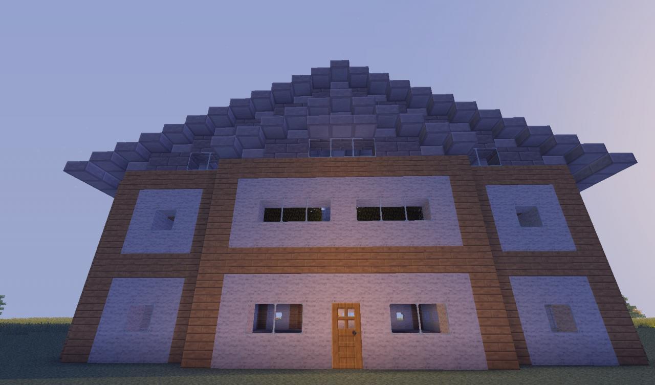 Modern 'Craftsman' Type Styled House Minecraft Map