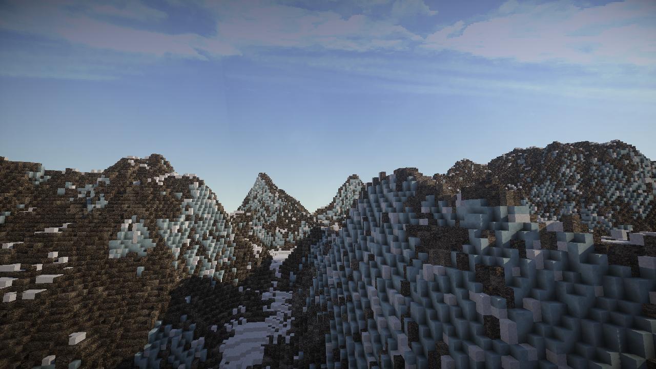 Ice Peaks | Nordic Custom Terrain -by TylerTimoJ Minecraft Map