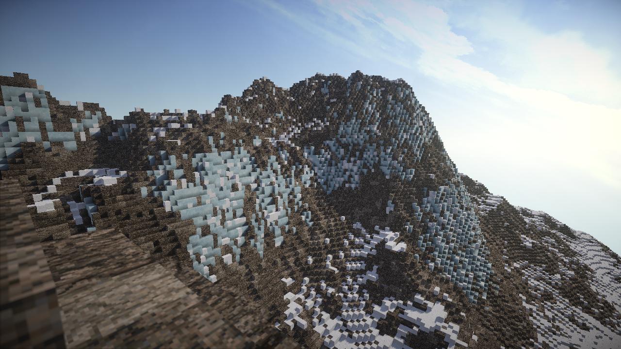 Ice Peaks | Nordic Custom Terrain -by TylerTimoJ Minecraft Map