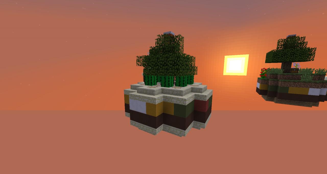 Sky Block Minecraft Map