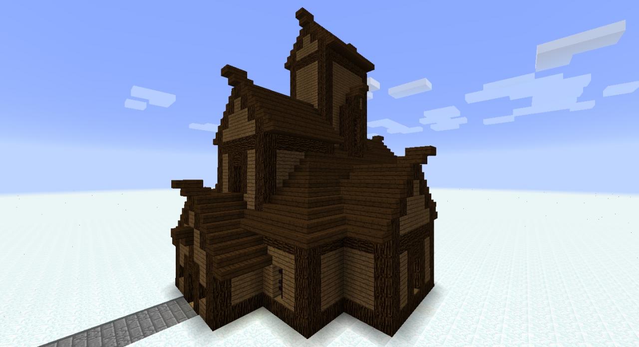 Norwegian Stave Church Minecraft Map