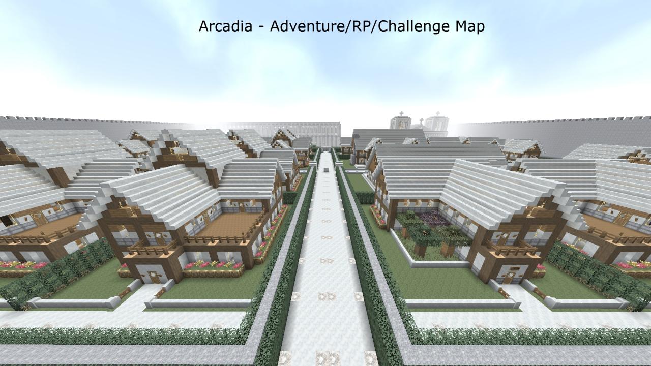 Arcadia - Large Adventure/RP/Challenge Map Minecraft Map