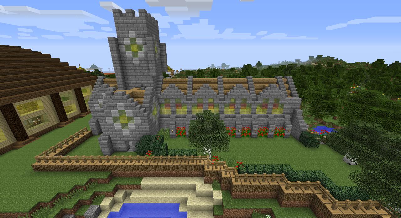 Medieval-Style Cathedral Minecraft Map