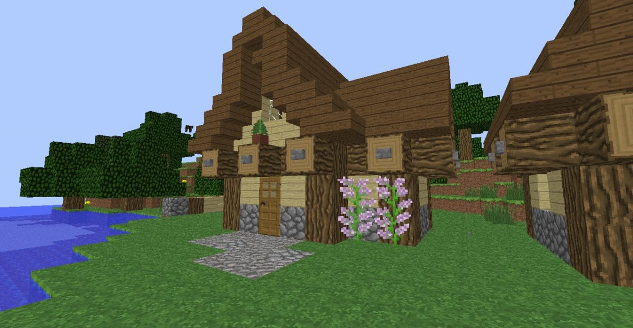 Simple Medieval house tutorial! Minecraft Project
