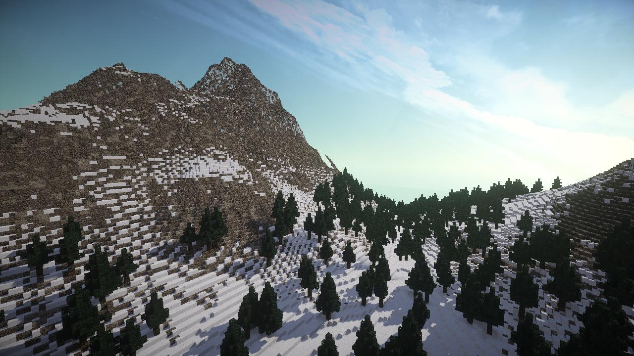 Ice Peaks | Nordic Custom Terrain -by TylerTimoJ Minecraft Map