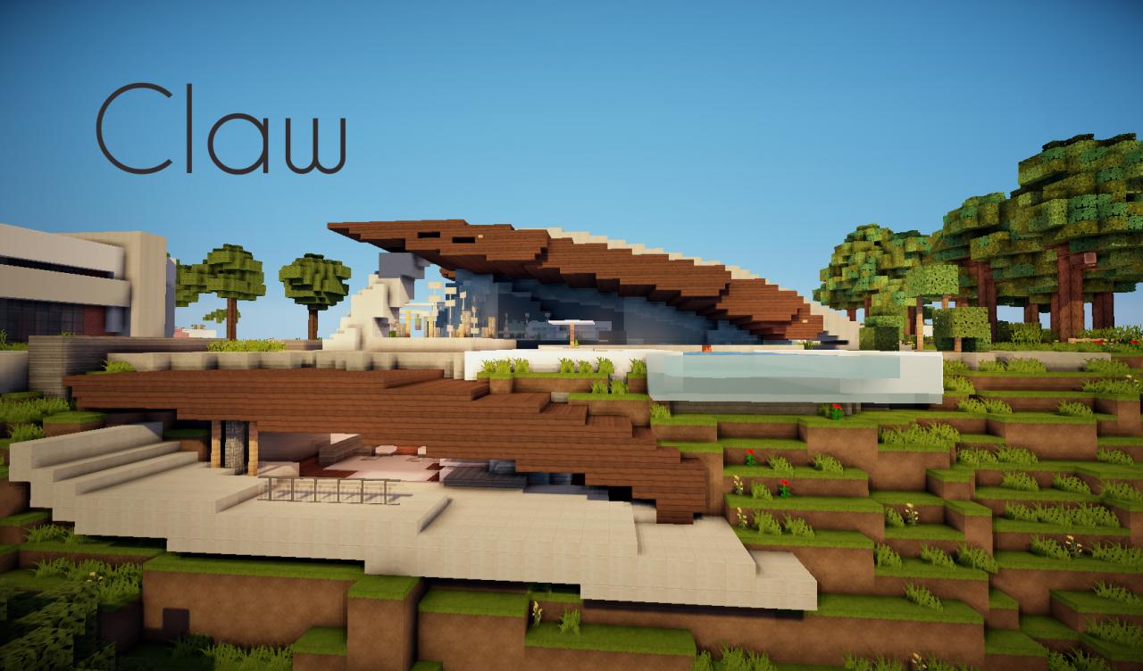 Claw - Organic Build - collab with xTouK Minecraft Map
