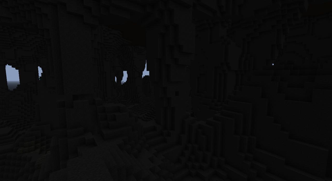 custom cave terrain Minecraft Map