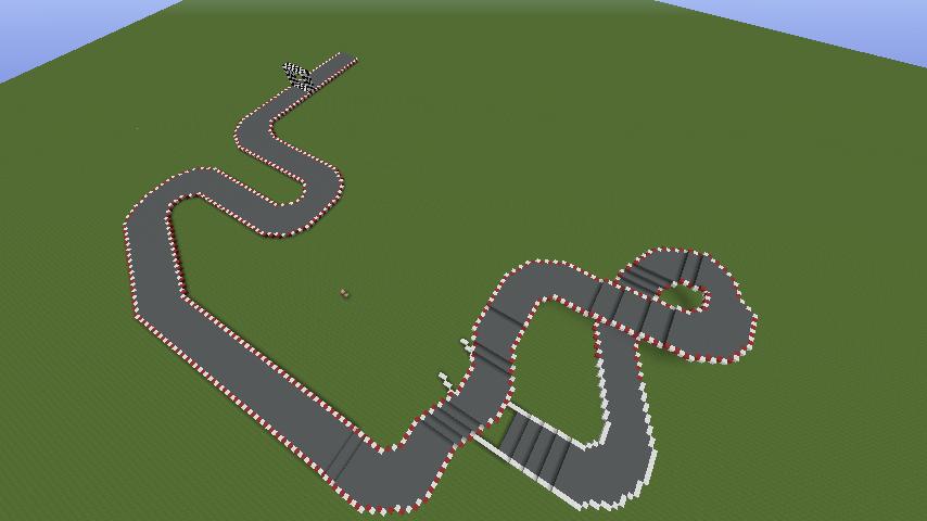 Race Track Minecraft Map