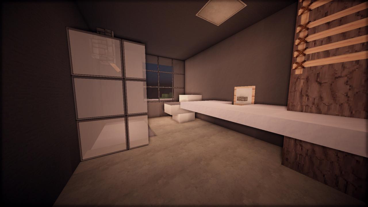-Sleek- A Minimal/Industrial Concept House Minecraft Map