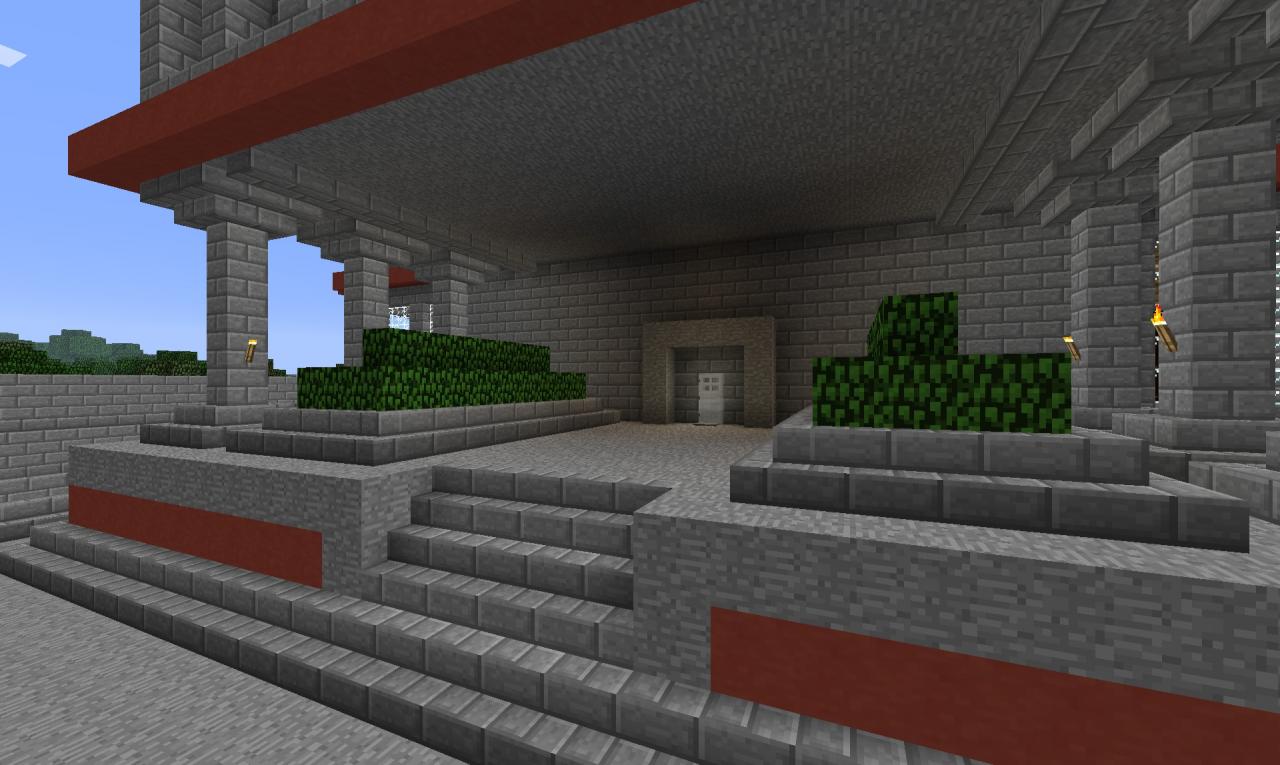 Mansion in a forest Minecraft Map