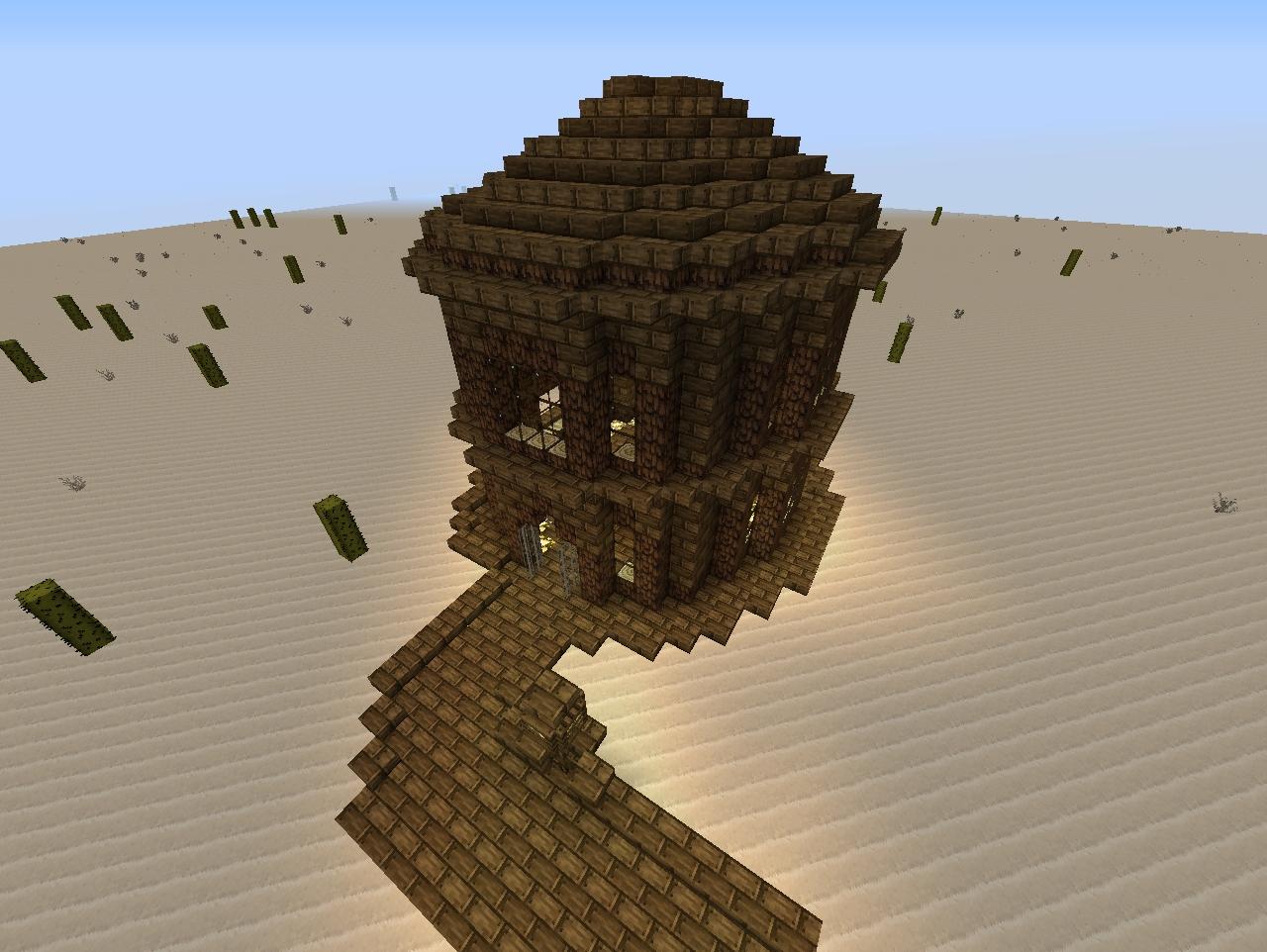 Cool oak house (DESIGN INSIDE YOURSELF) Minecraft Map